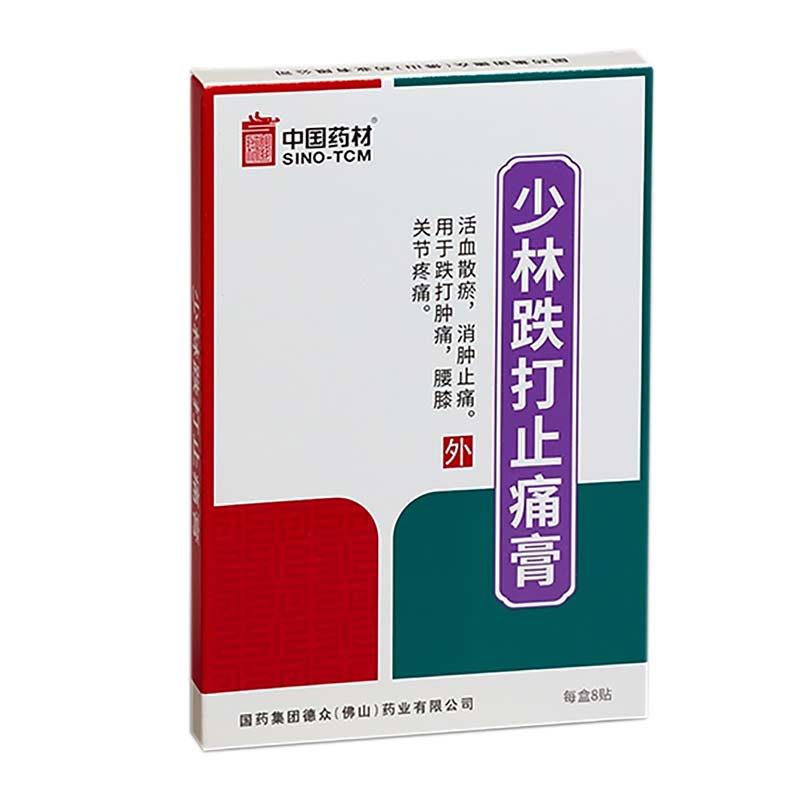 SHAO LIN DIE DA ZHI TONG GAO - Shaolin patch - 8 pcs | GoodTea.eu